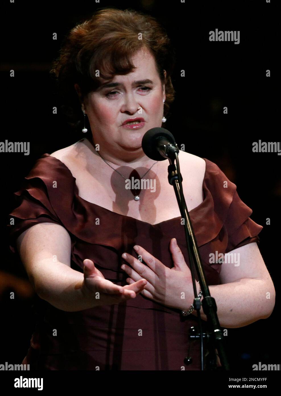 FILE - In this April 1, 2010 file photo, singer Susan Boyle from ...