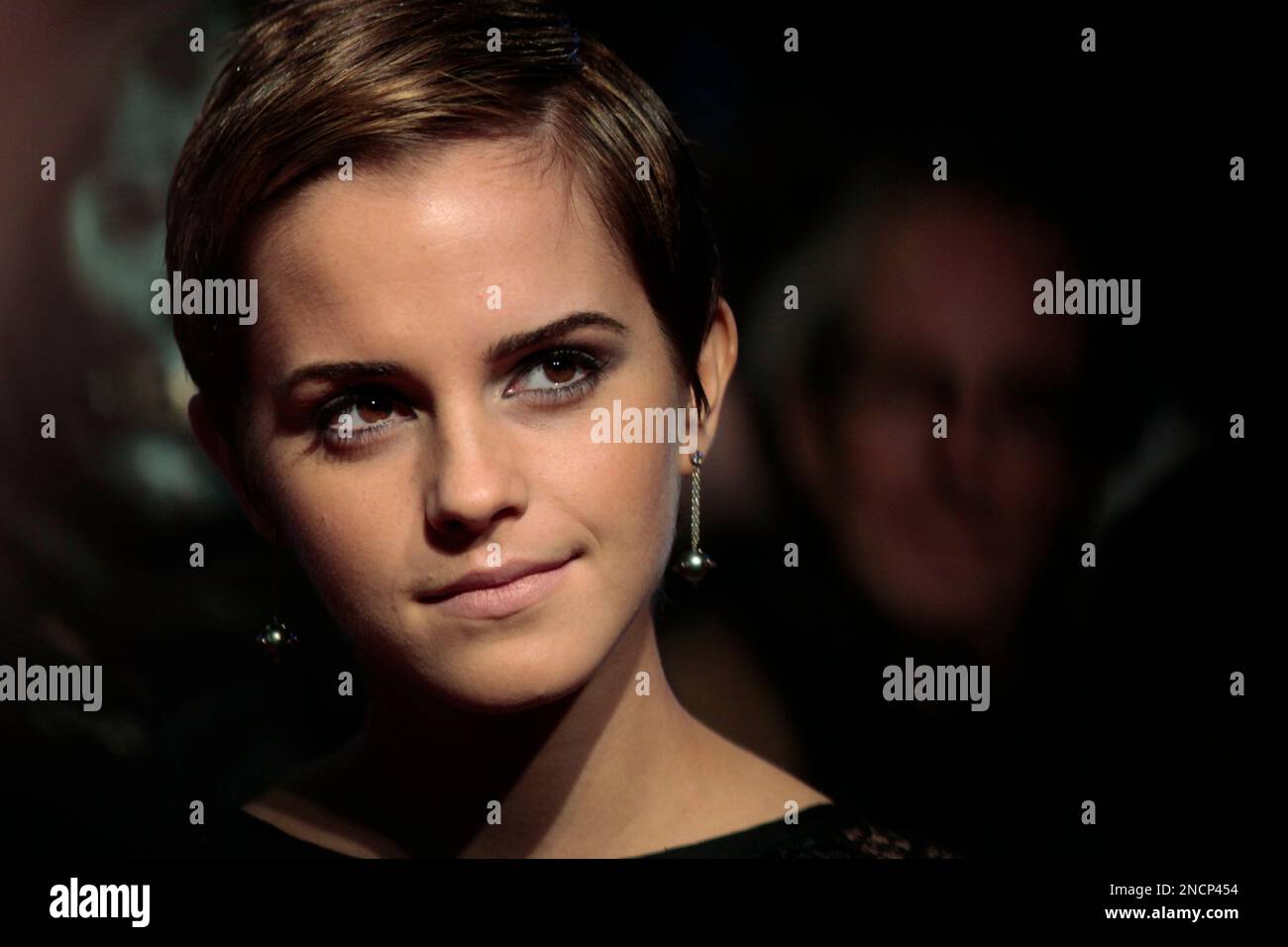 British actress Emma Watson arrives at a cinema in London's Leicester ...