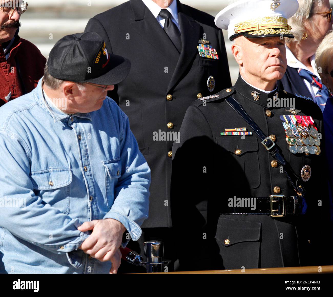 Mike Trochan, from Ringwood, N.J., an Army veteran who was with the ...