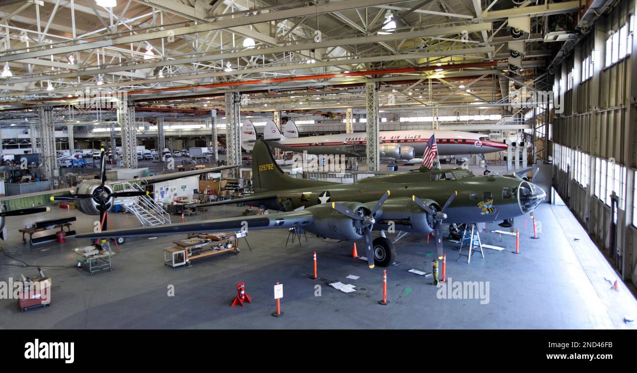 In this photo taken July 14, 2010, Boeing B-17F Flying Fortress that is ...