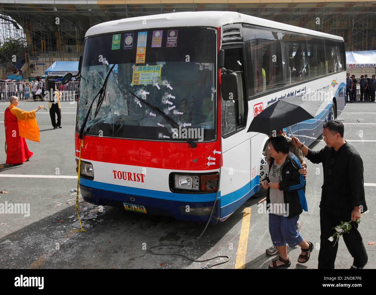 Relatives of the eight Hong Kong tourists who were killed in the ...