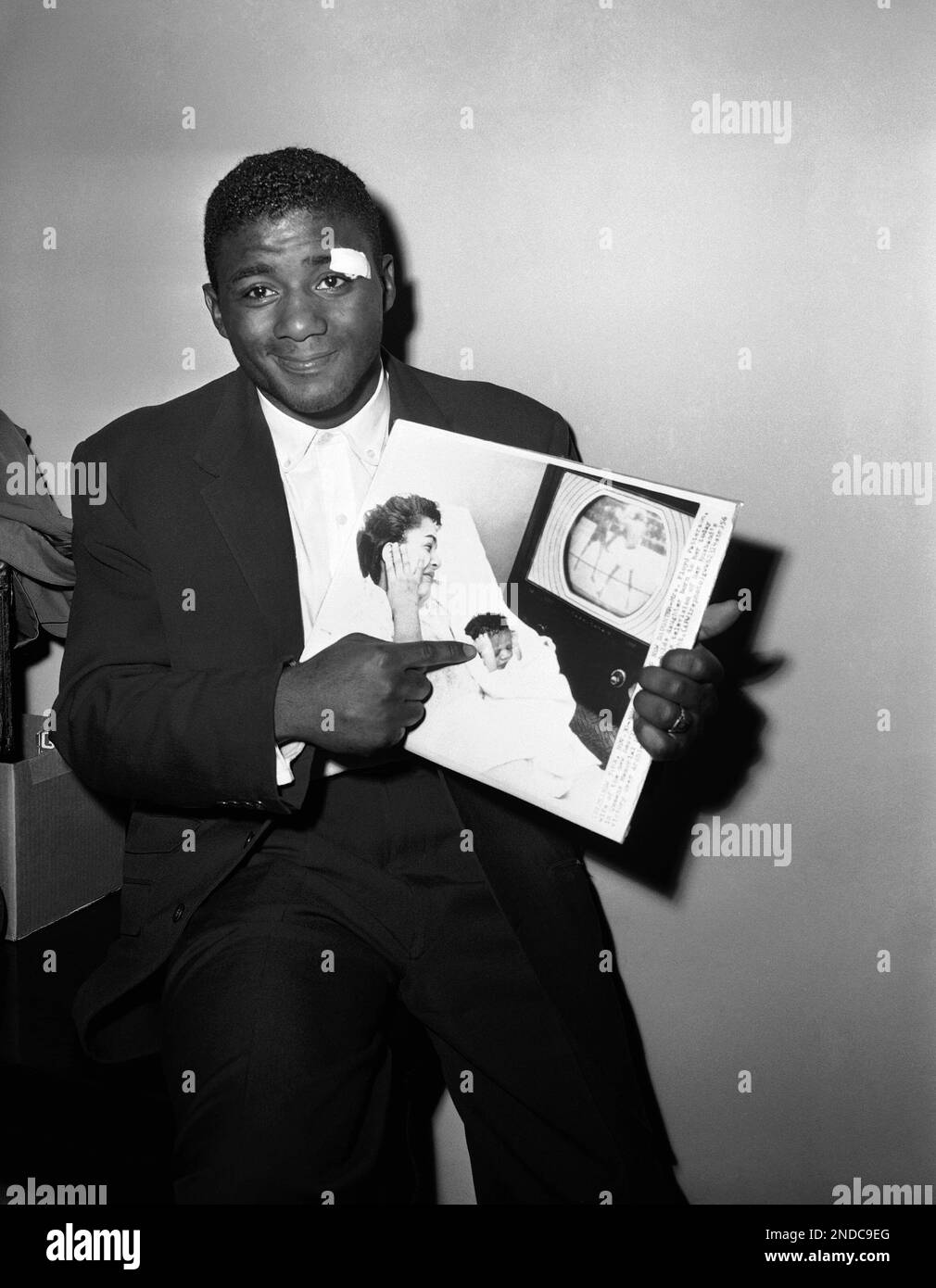 Floyd Patterson, newly-crowded world’s heavyweight boxing champion ...