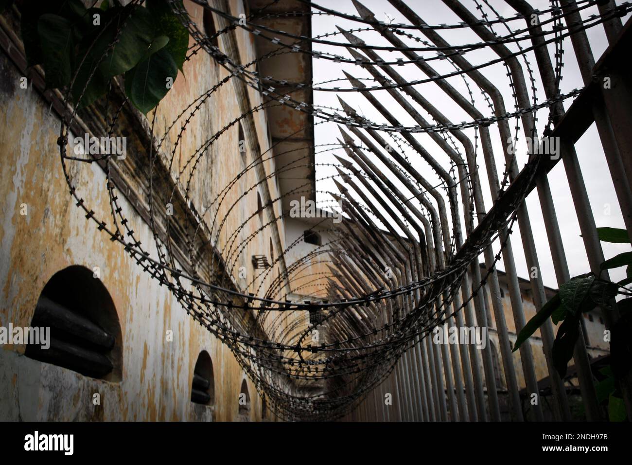 Bulk-wire are seen near the historic Pudu Prison in downtown Kuala ...