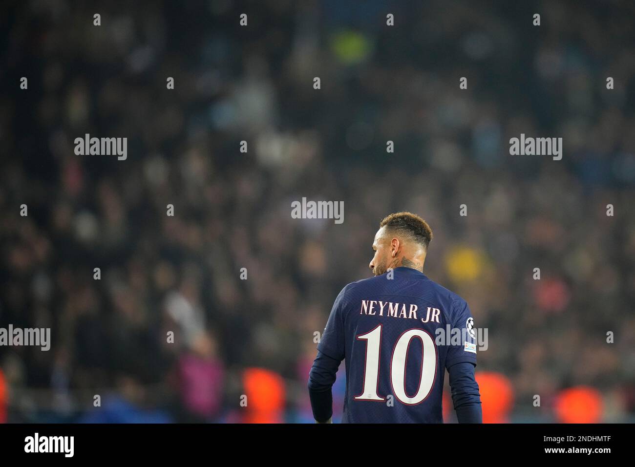 PARIS, FRANCE - FEBRUARY 14: Neymar Jr during the round of 8 Champions ...
