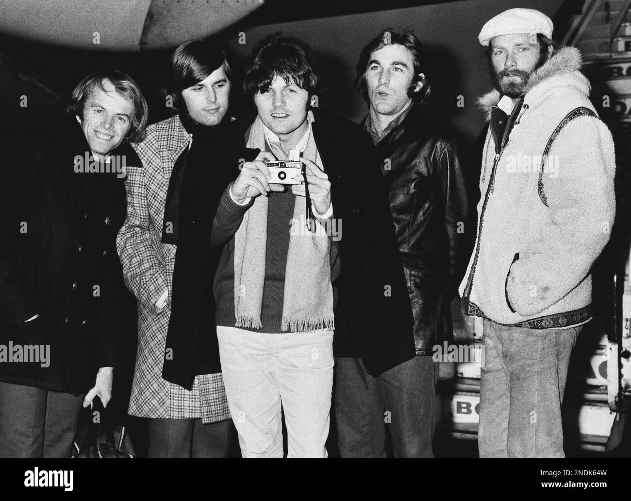 Camera at the ready, the Beach Boys, one of the world’s Top Pop Groups ...