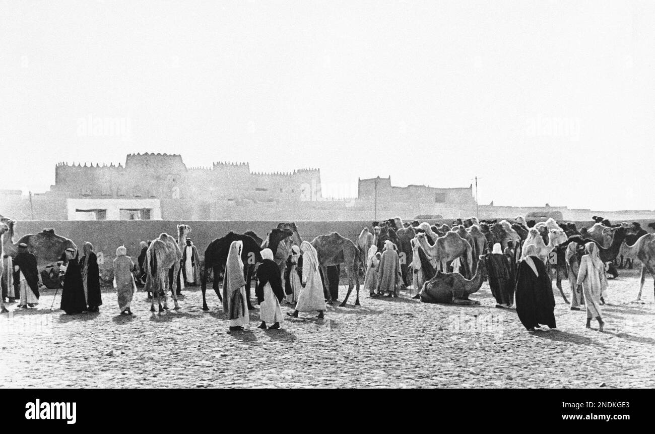 These views of Riyadh, the capital of Saudi Arabia on June 14, 1946 ...
