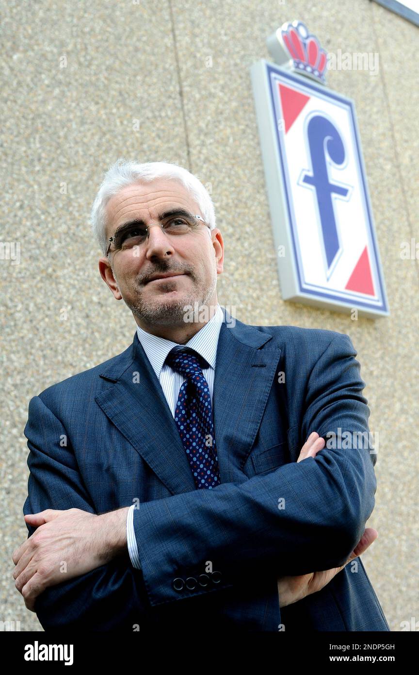 In this photo taken on May 18, 2010 Pininfarina CEO Silvio Pietro ...
