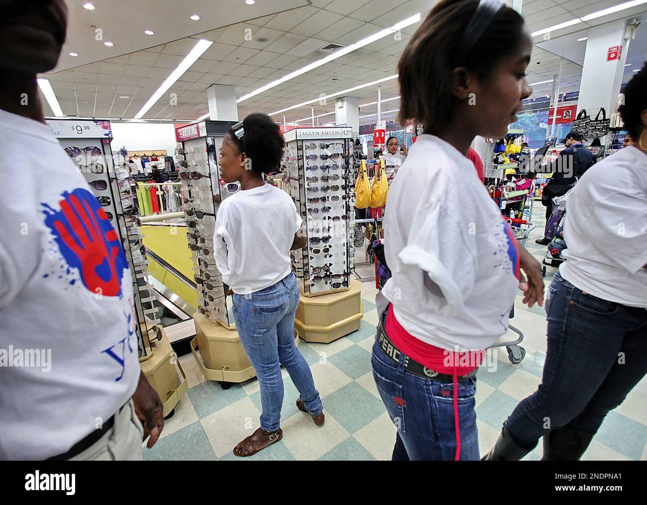 Chantal Mori, 17, left, and Margarette Pierre, 17, both amputee victims ...