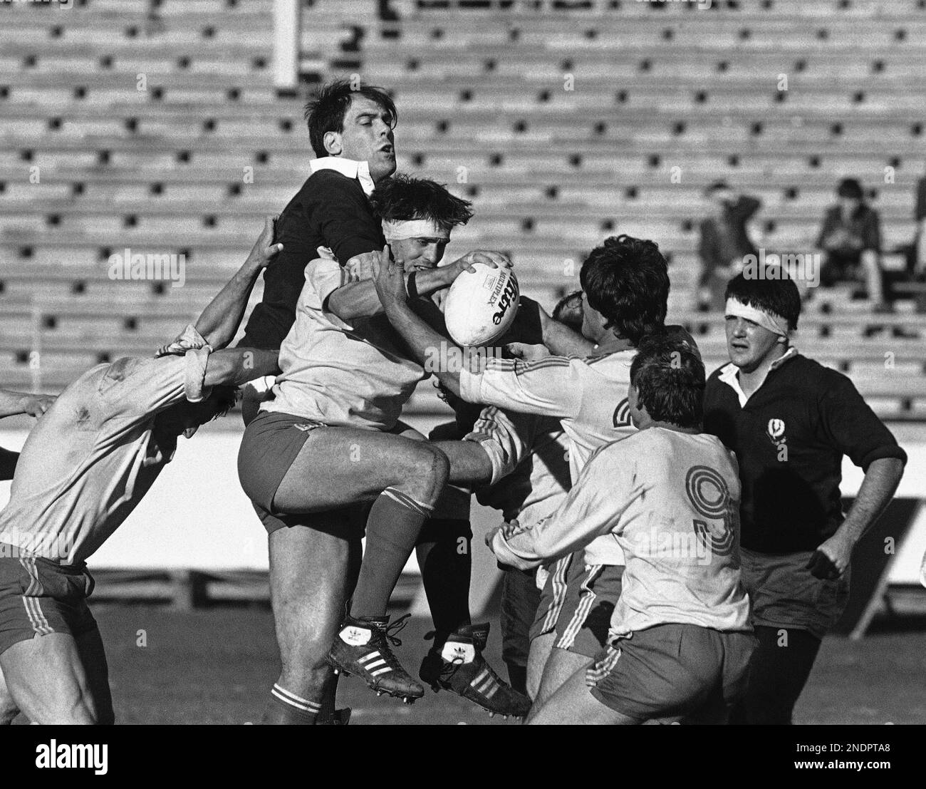Romanian lock Laurentiu Constantin secures good line out ball for ...