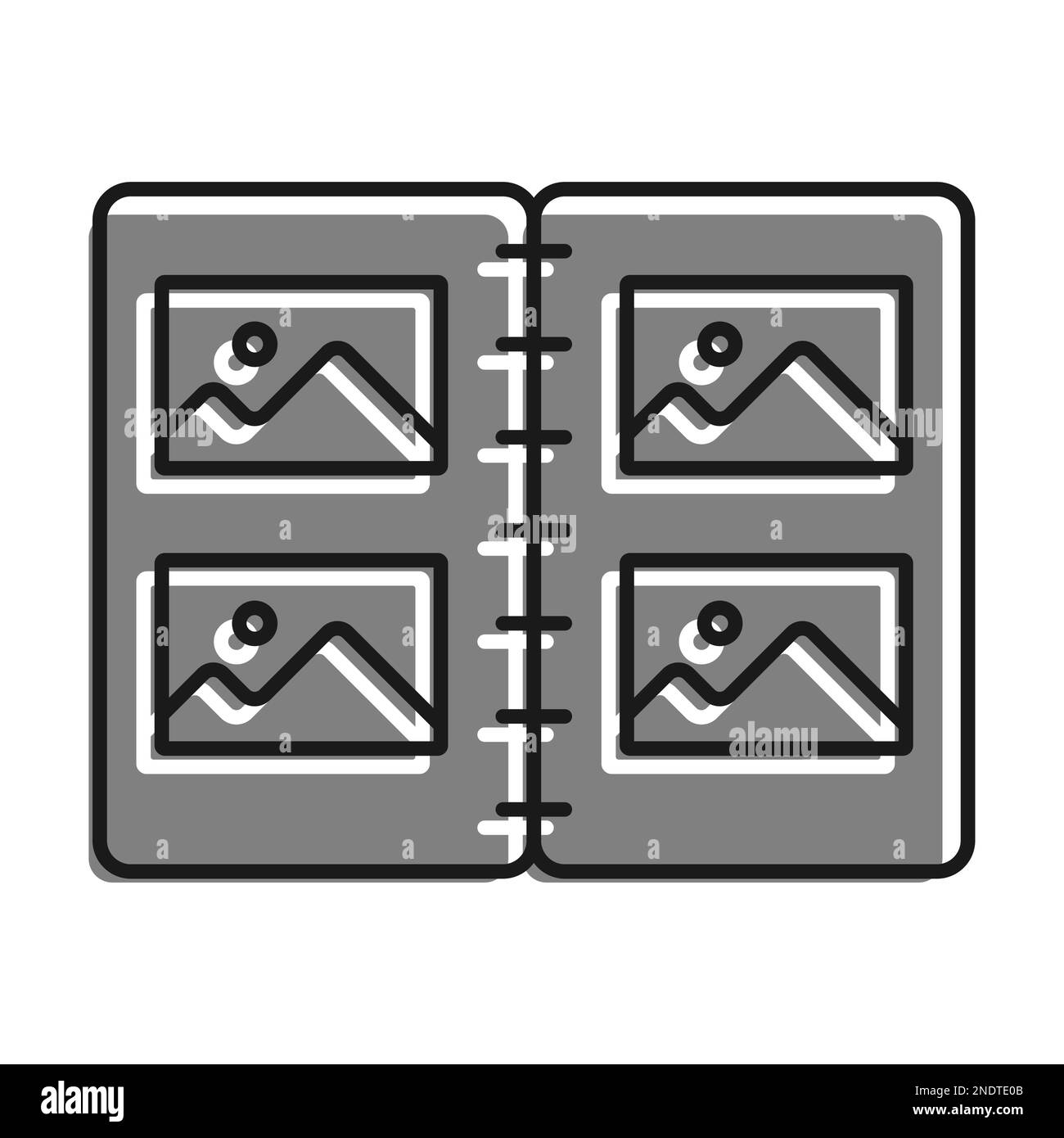 Familien portfolio album Stock-Vektorgrafiken kaufen - Alamy