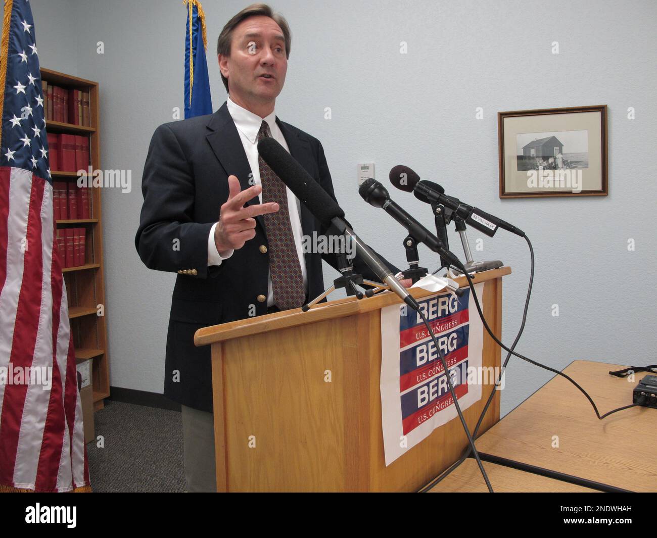 Fargo state Rep. Rick Berg, a North Dakota Republican candidate for the ...