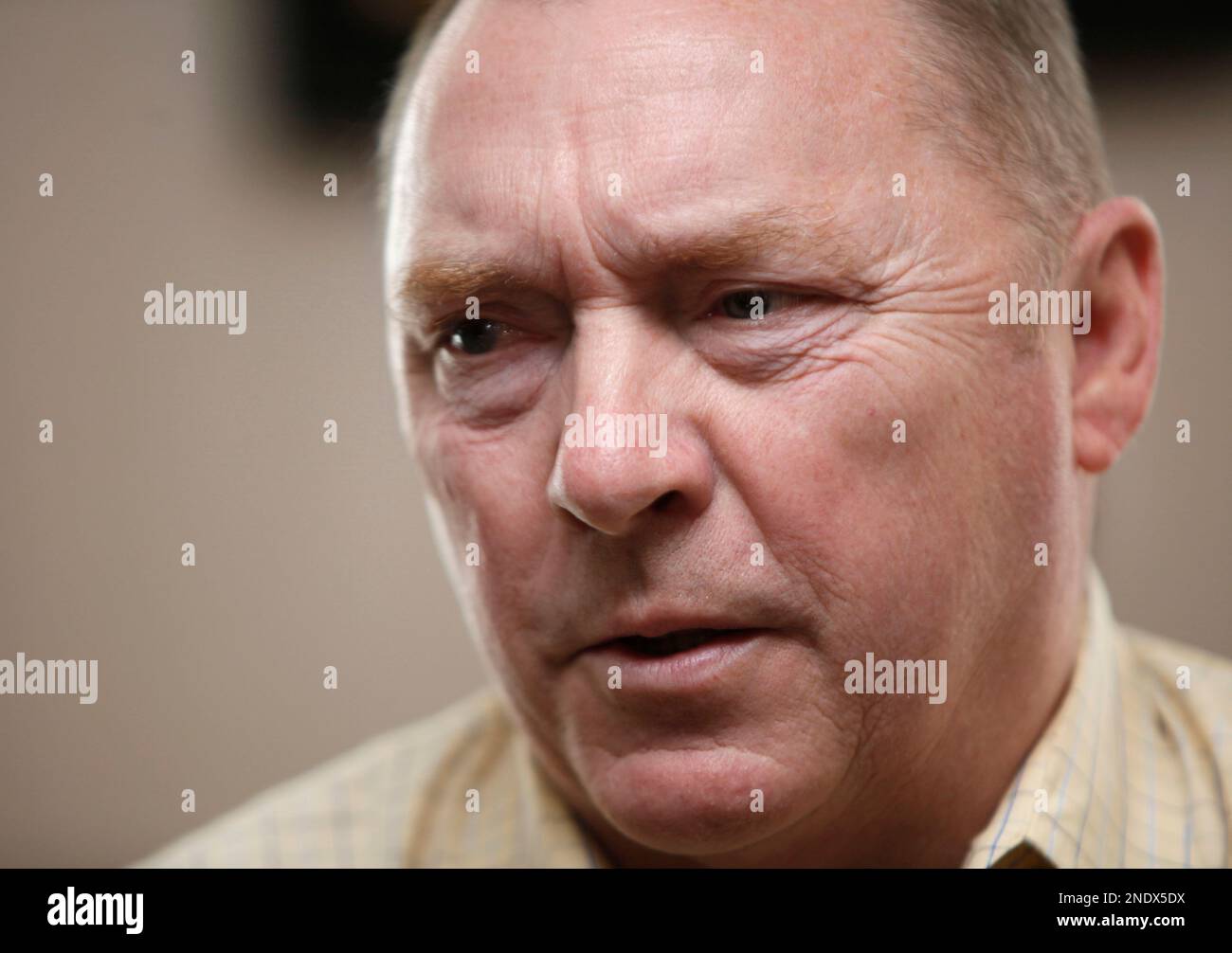 In this Monday, April 19, 2010 photo, Gary Eastburn is seen during an ...