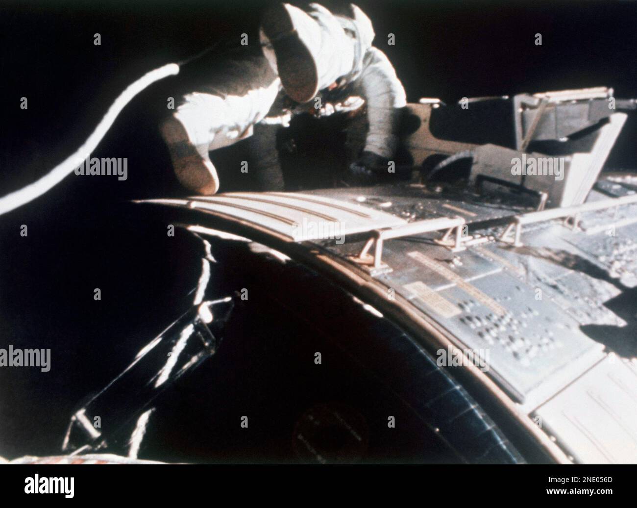 Astronaut Alfred M. Worden, command module pilot of the Apollo 15 lunar ...