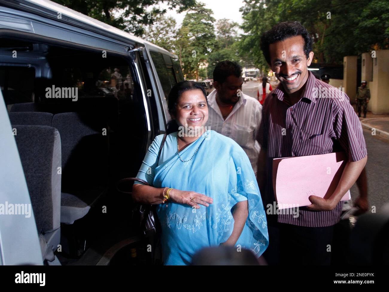 Anoma Fonseka, wife of Sri Lanka's former military chief and defeated ...