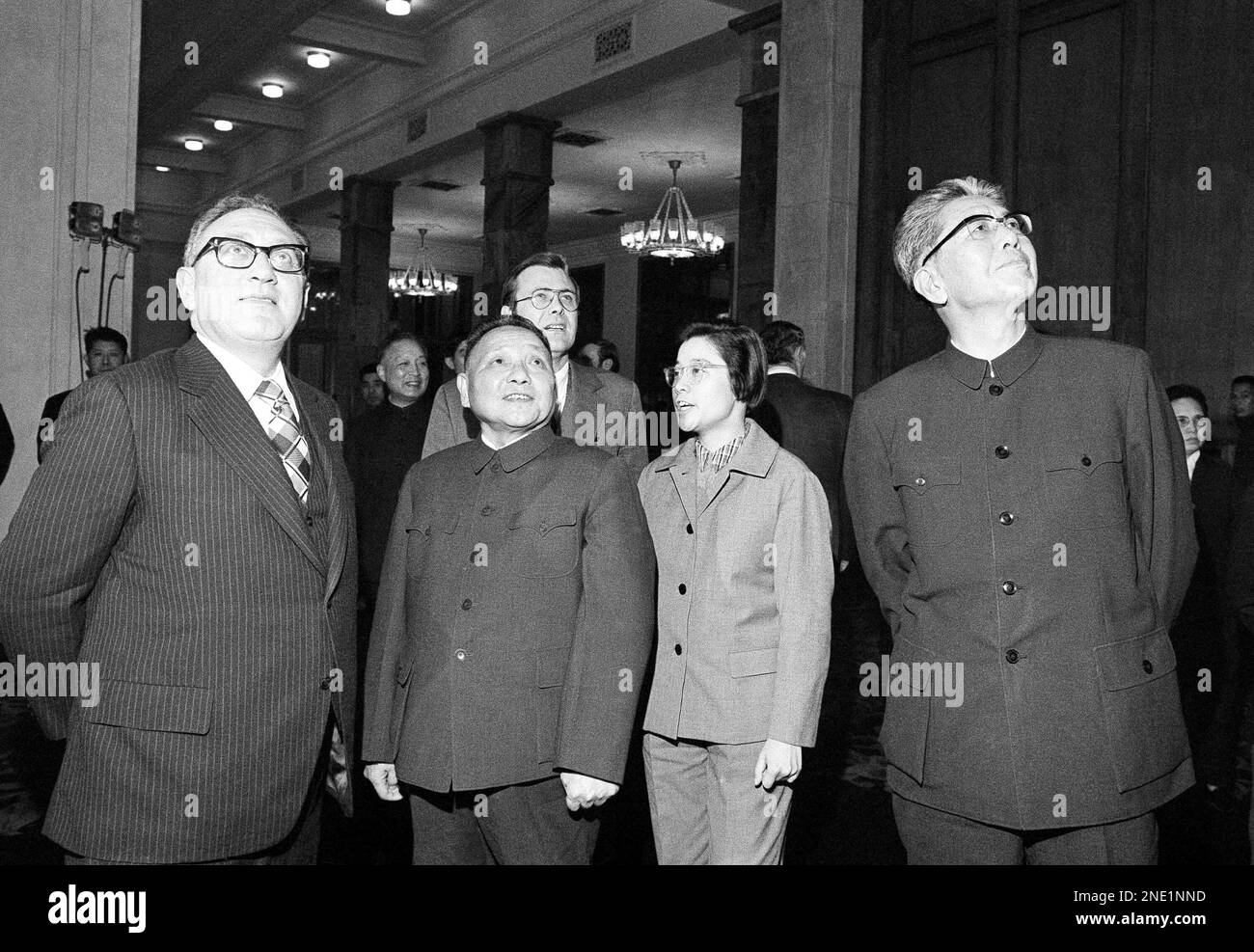 U.S. Secretary of State Henry Kissinger; Chinese Deputy Premier Deng ...