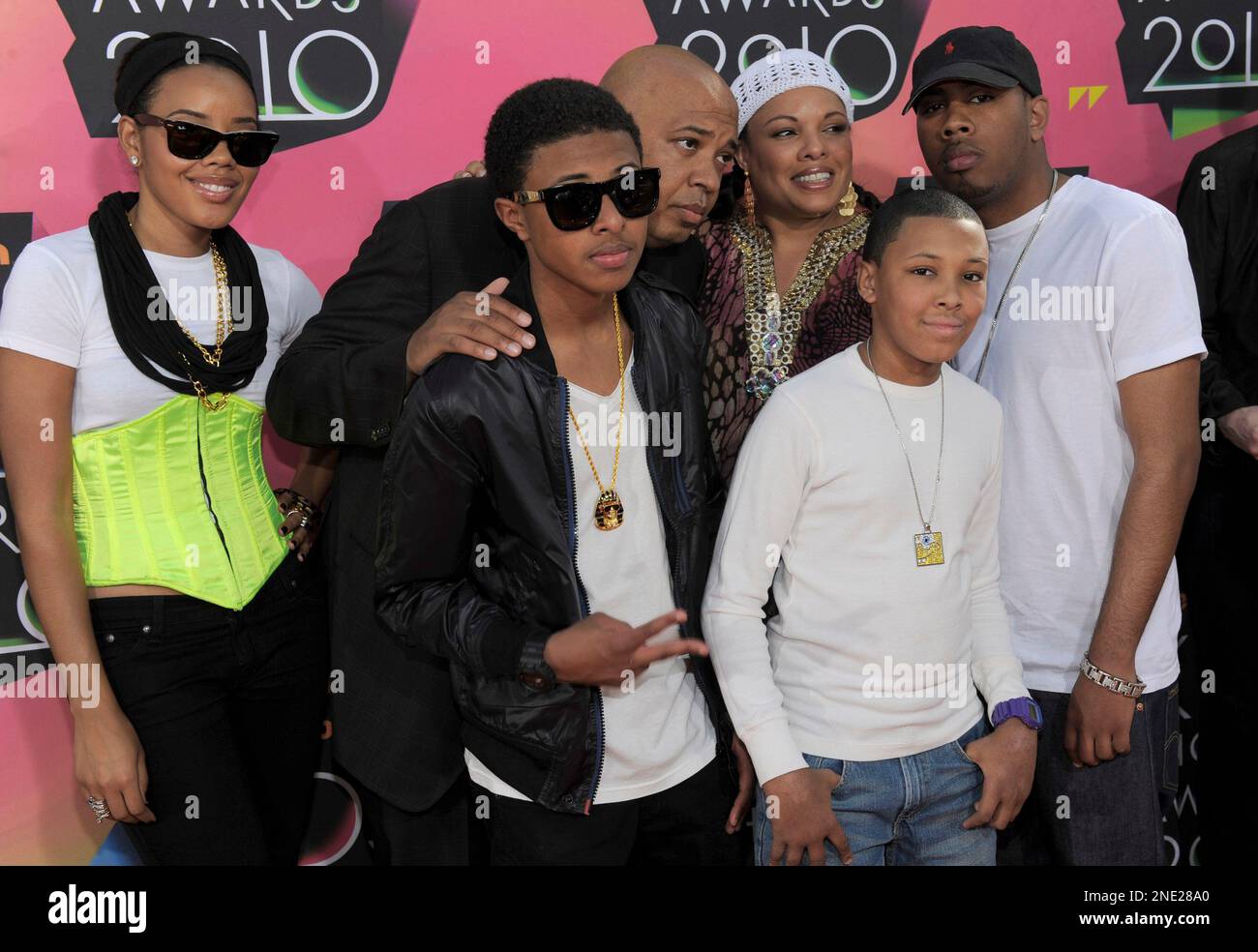 The cast of Run's House arrives at Nickelodeon's 23rd Annual Kids ...