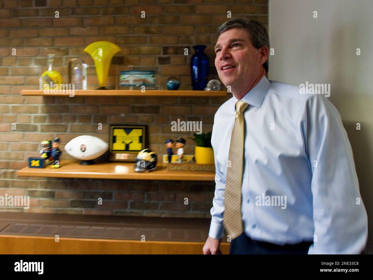 Michigan's new Athletic Director David Brandon, a former University of ...