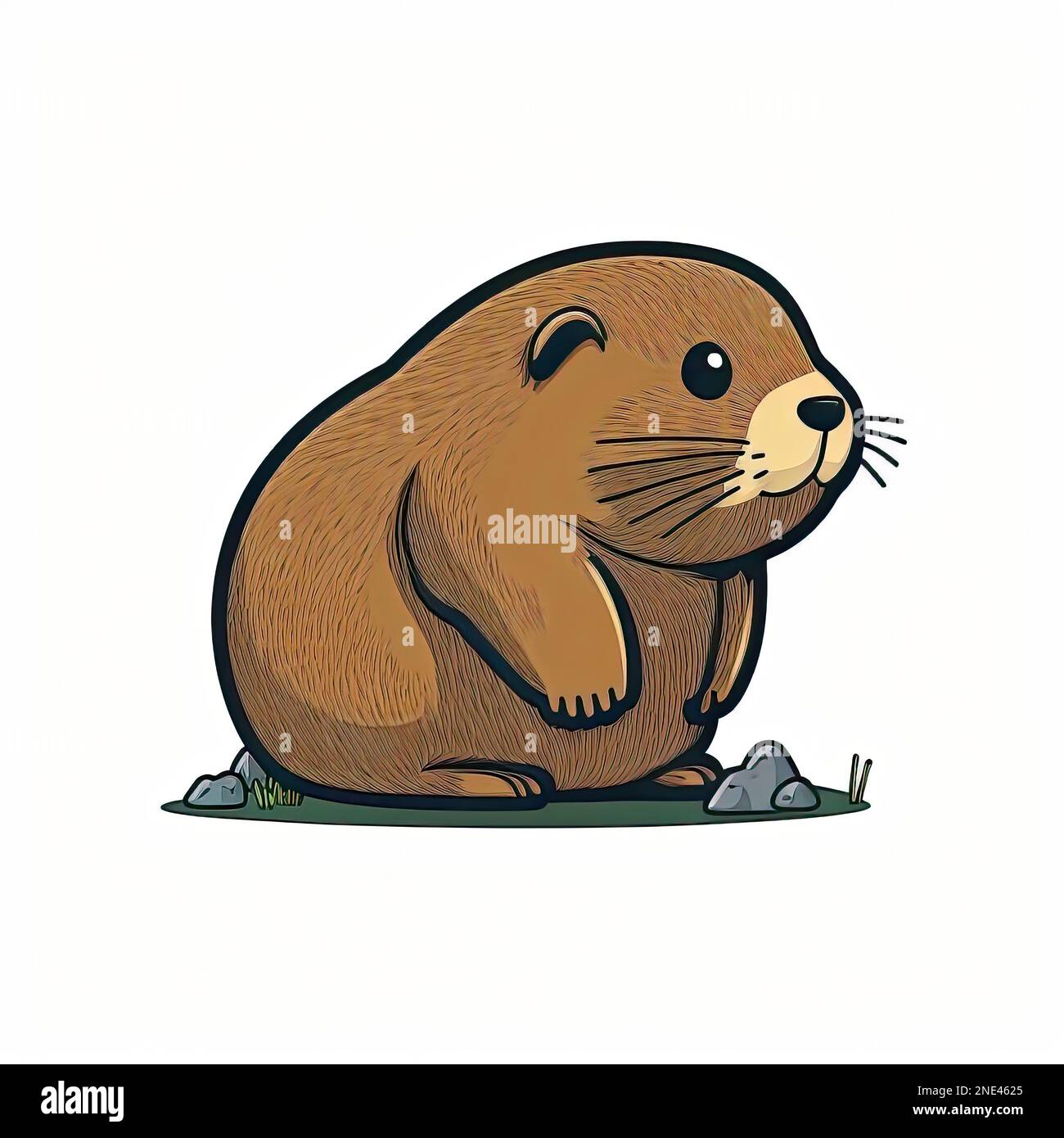 Cute smile beaver cartoon -Fotos und -Bildmaterial in hoher Auflösung ...