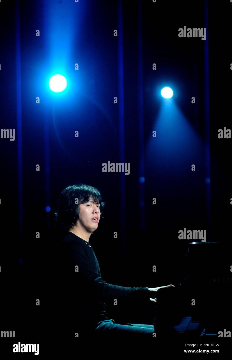 China's Yundi Li plays during a rehearsal prior to the evening gala ...