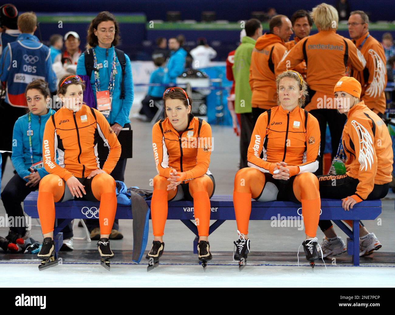 Team Netherlands with Ireen Wust, Diane Valkenburg and Renate ...