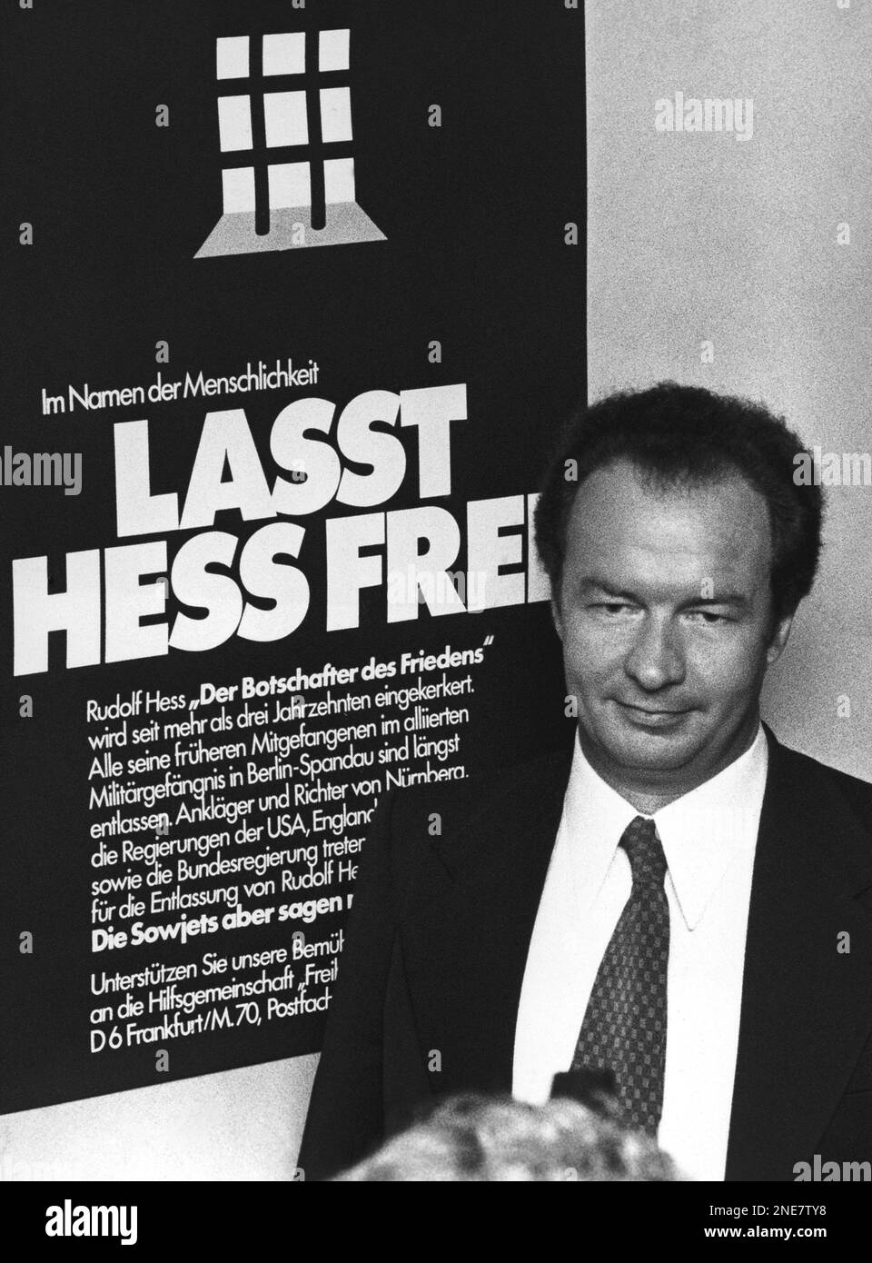 Wolf Ruediger Hess, son of Adolf Hitler's former substitute, Rudolf ...