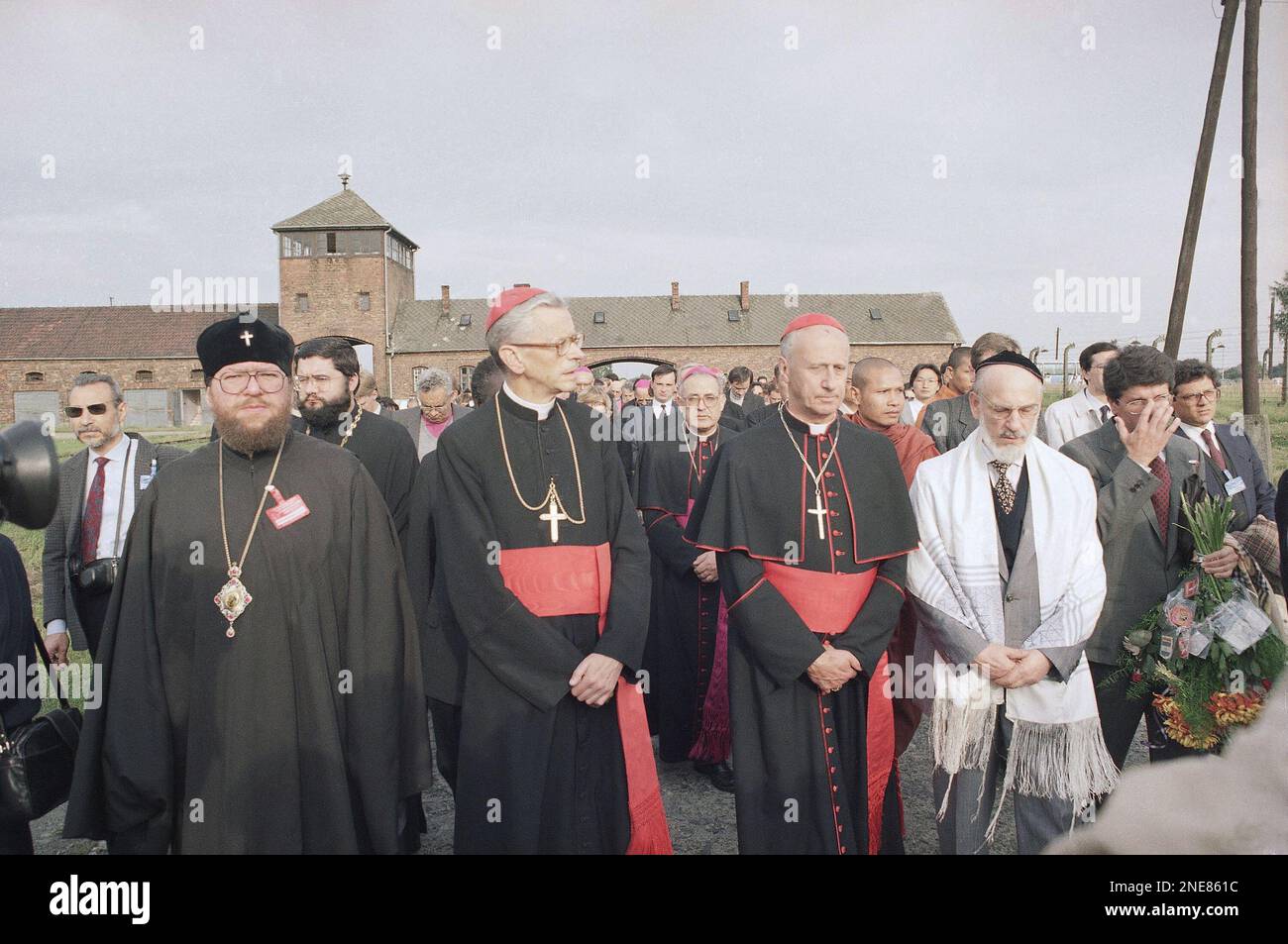 Several thousand people representing various world religions, March ...