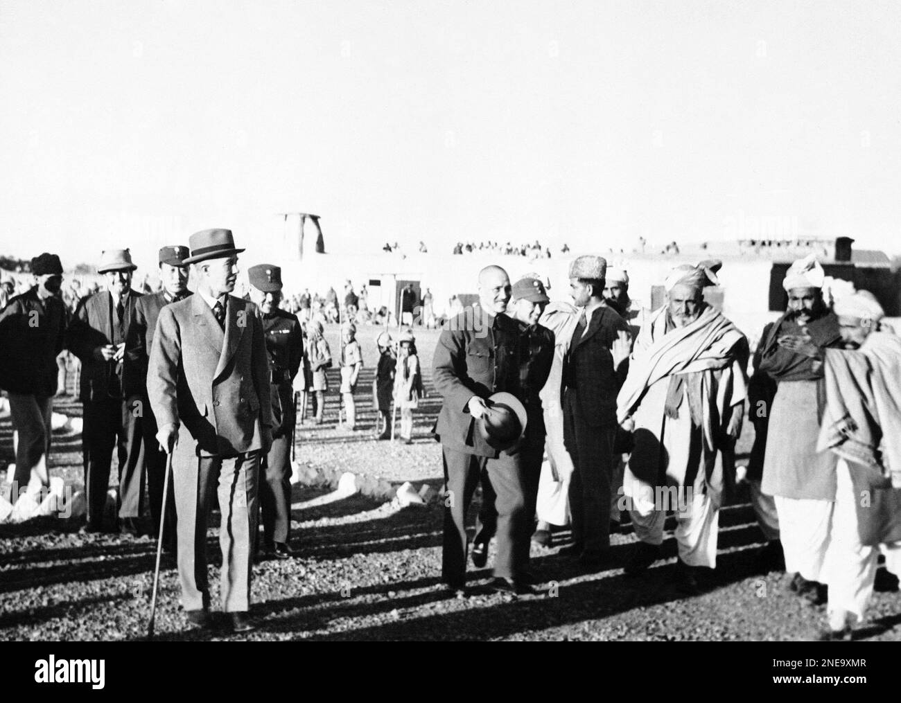 Generalissimo Chiang Kai-shek of China during their visit to India on ...