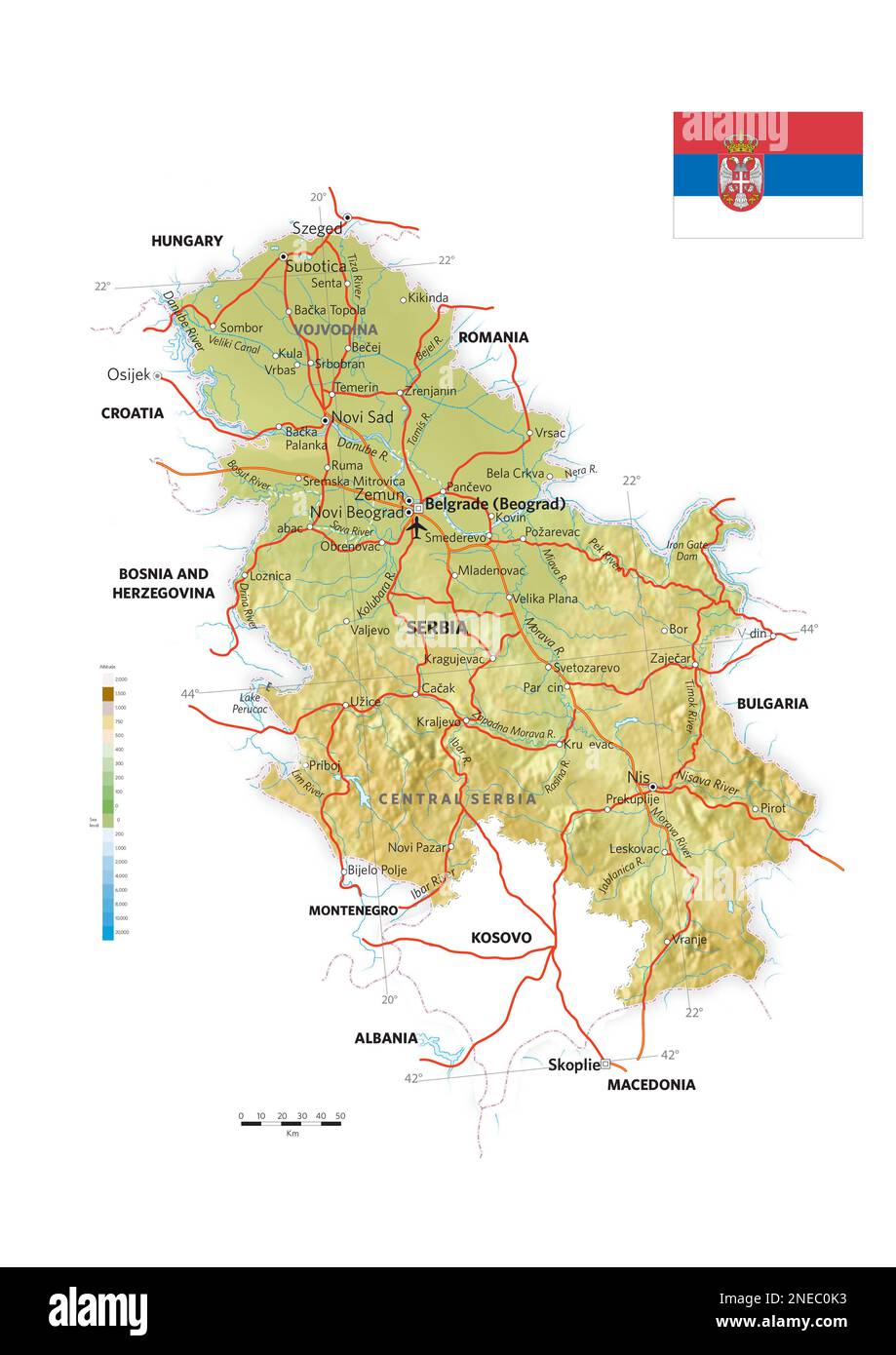 Karten von serbien -Fotos und -Bildmaterial in hoher Auflösung – Alamy
