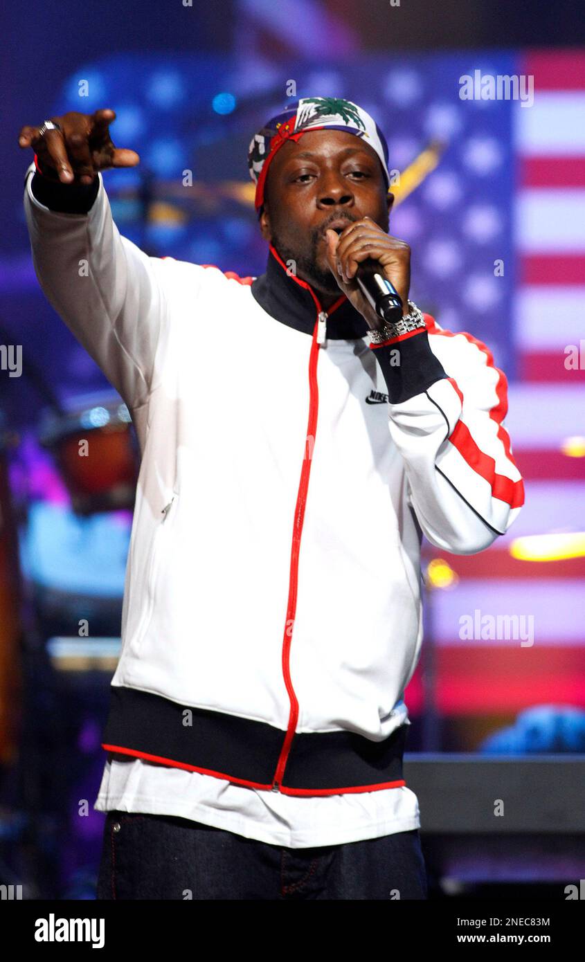 Wyclef Jean attends the SOS Saving Ourselves Help for Haiti Live ...