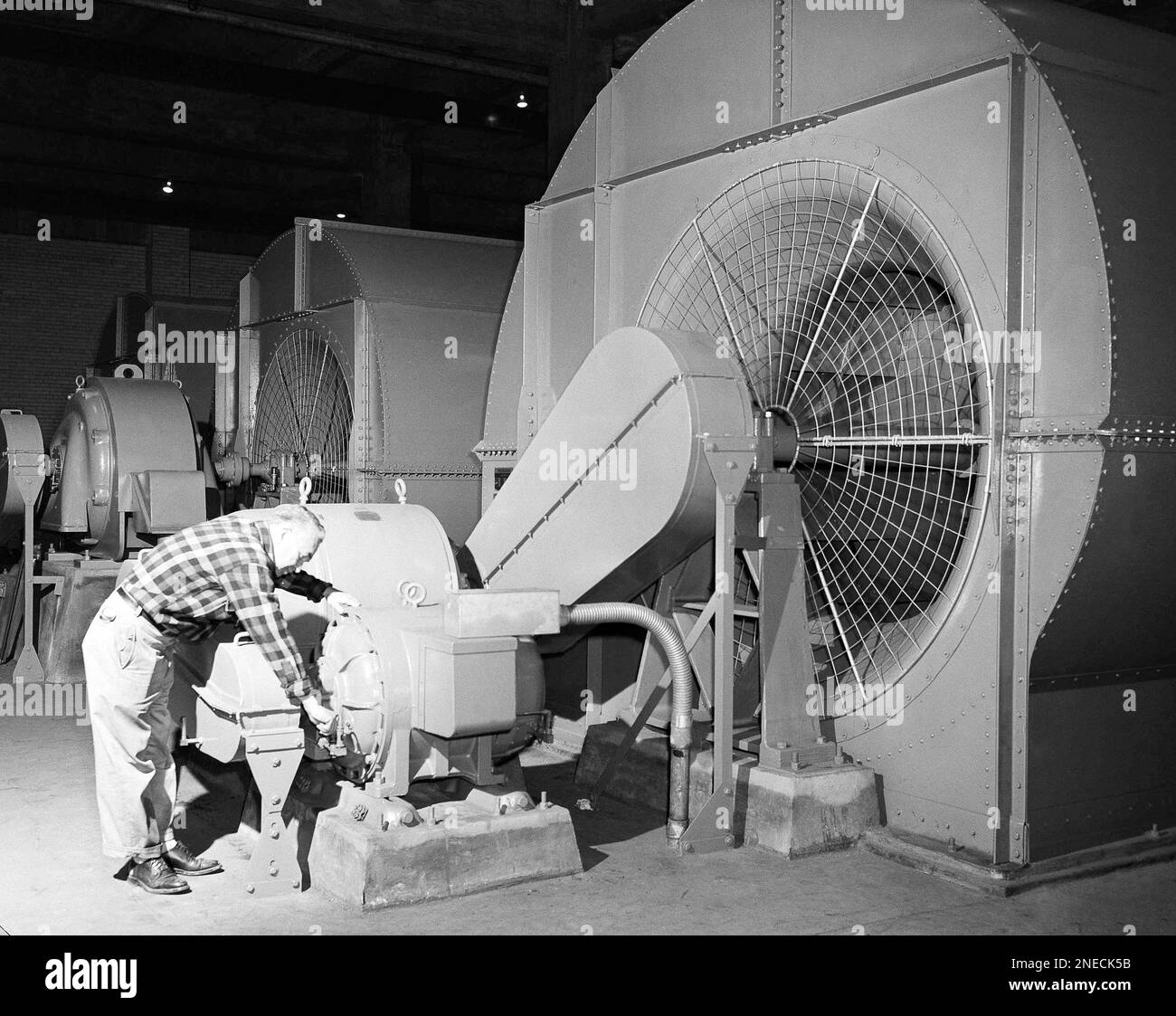 These are some of the giant fans that will help to produce 4,150,000 ...