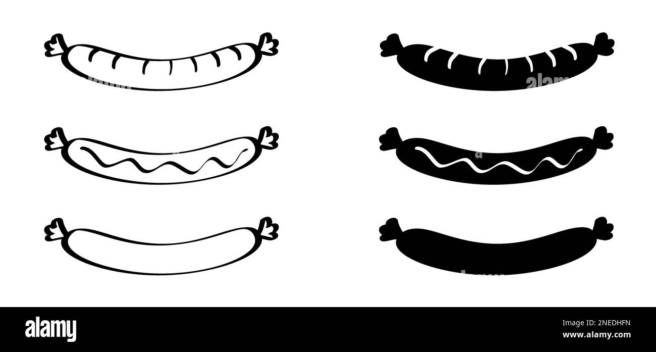Bratwurst zeichen -Fotos und -Bildmaterial in hoher Auflösung – Alamy