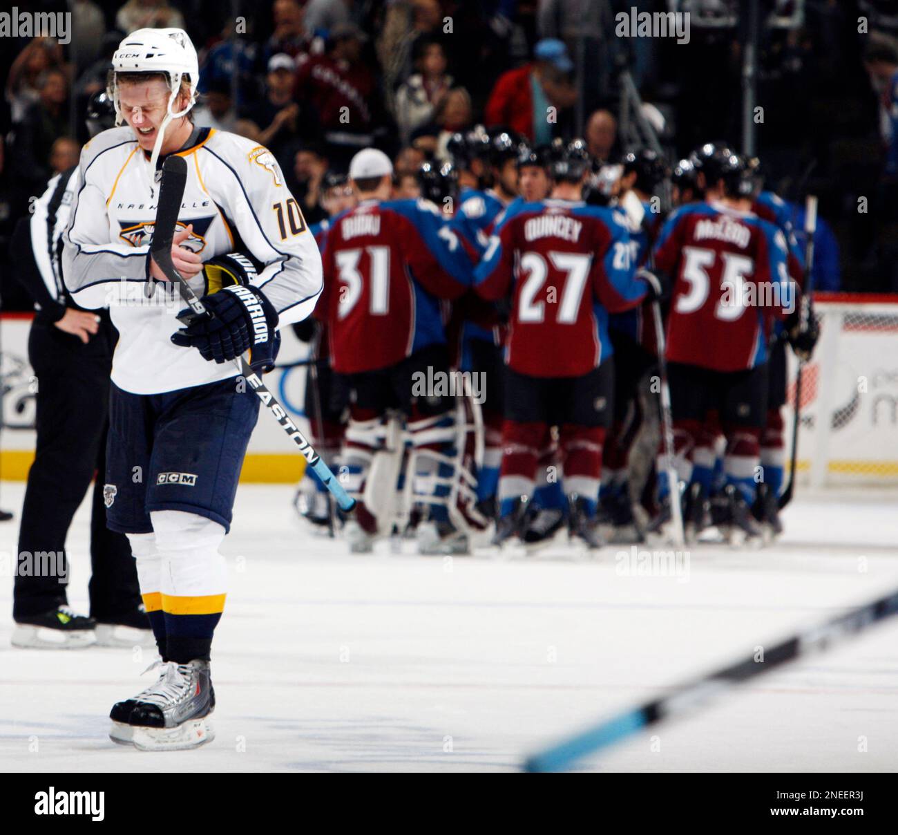 Nashville Predators right winger Martin Erat, of the Czech Republic ...