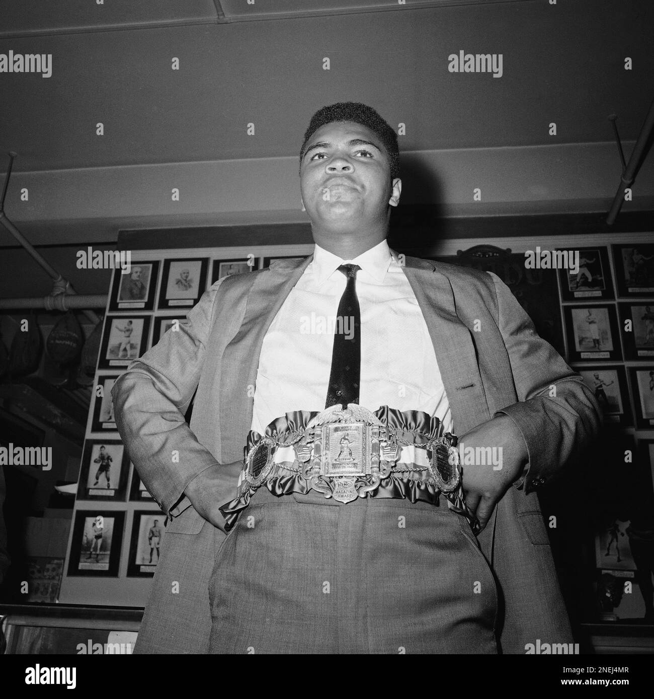 World heavyweight boxing champion Muhammad Ali ?Cassius Clay? poses ...