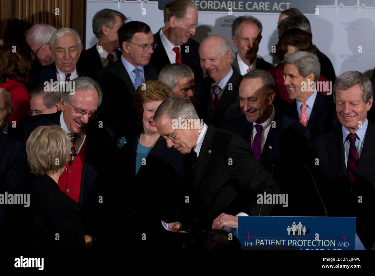 Senate Majority Leader Harry Reid of Nev., and the rest of the Senate ...