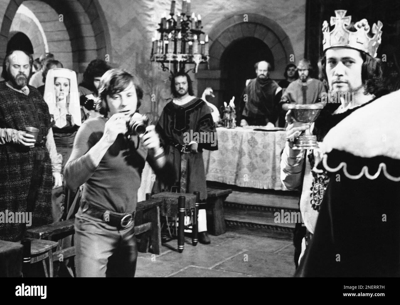 Film director, Roman Polanski takes time off to photograph actor Jon ...