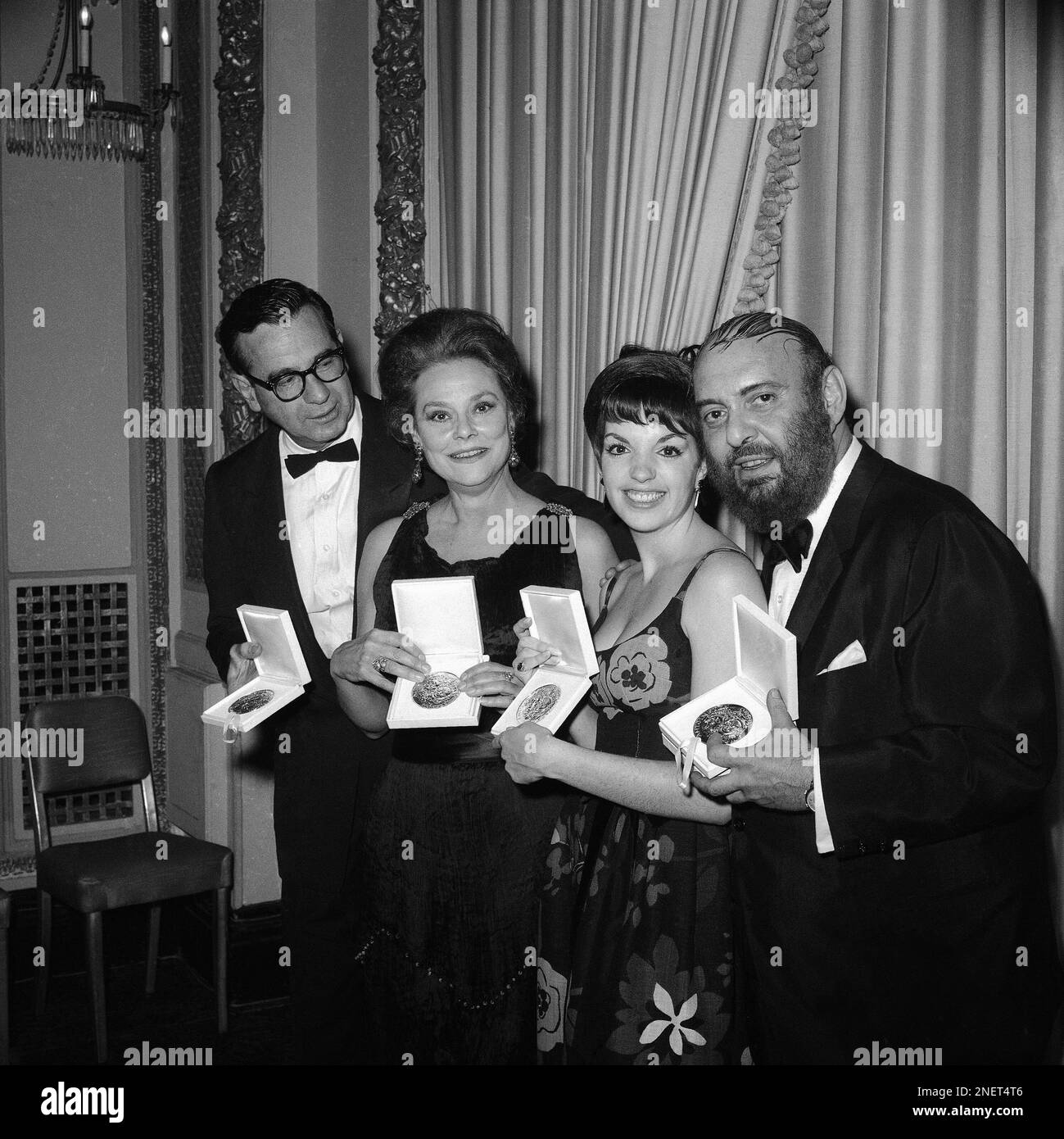 Winners of the Tony awards, presented at the Hotel Astor in New York ...