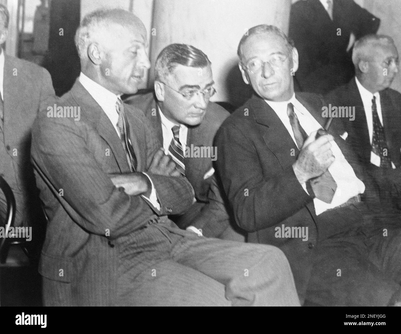 Irenee du Pont, right, and two unidentified others appear in Washington ...
