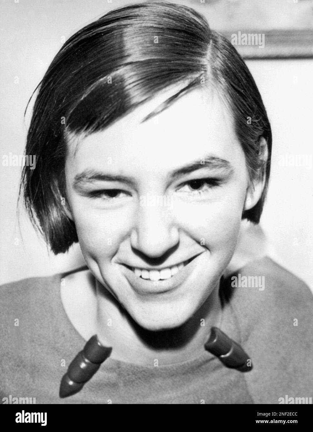 Gwendolyn Edith Norton, 13, whose mother Mrs. Violet Wells Norton is ...