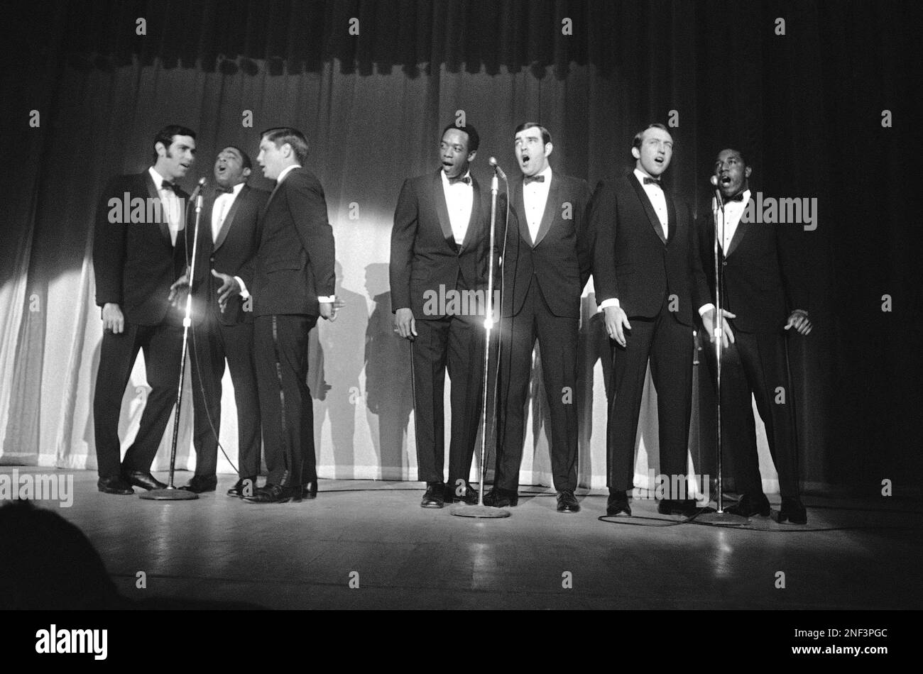 Seven members of the World Champion Baseball team of the New York Mets ...