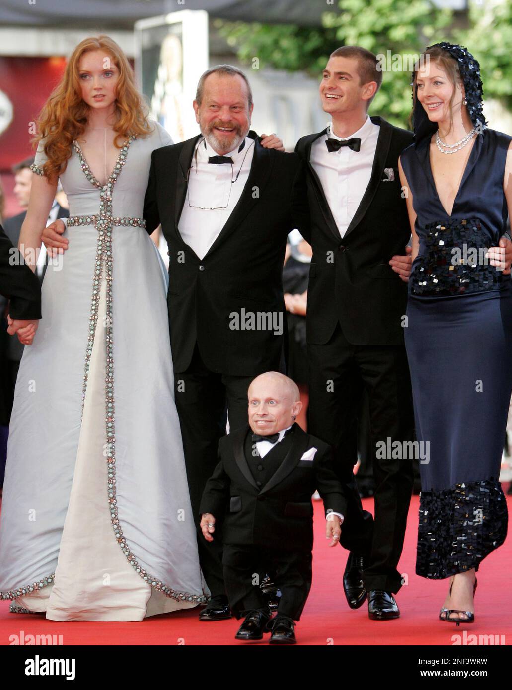 Back row from left, British actress and model Lily Cole, British ...