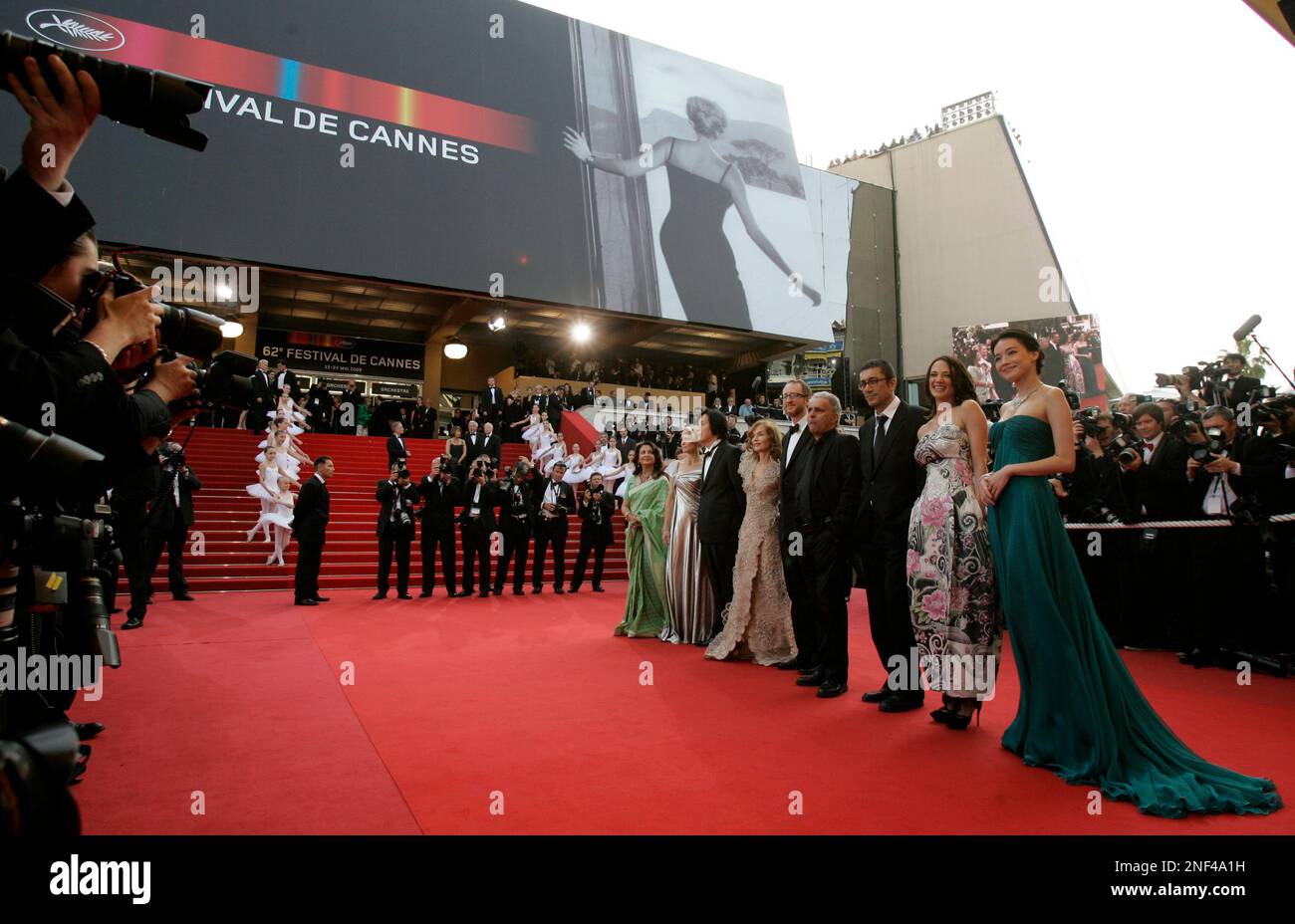 Jury members from left, Indian actress Sharmila Tagore III, American ...