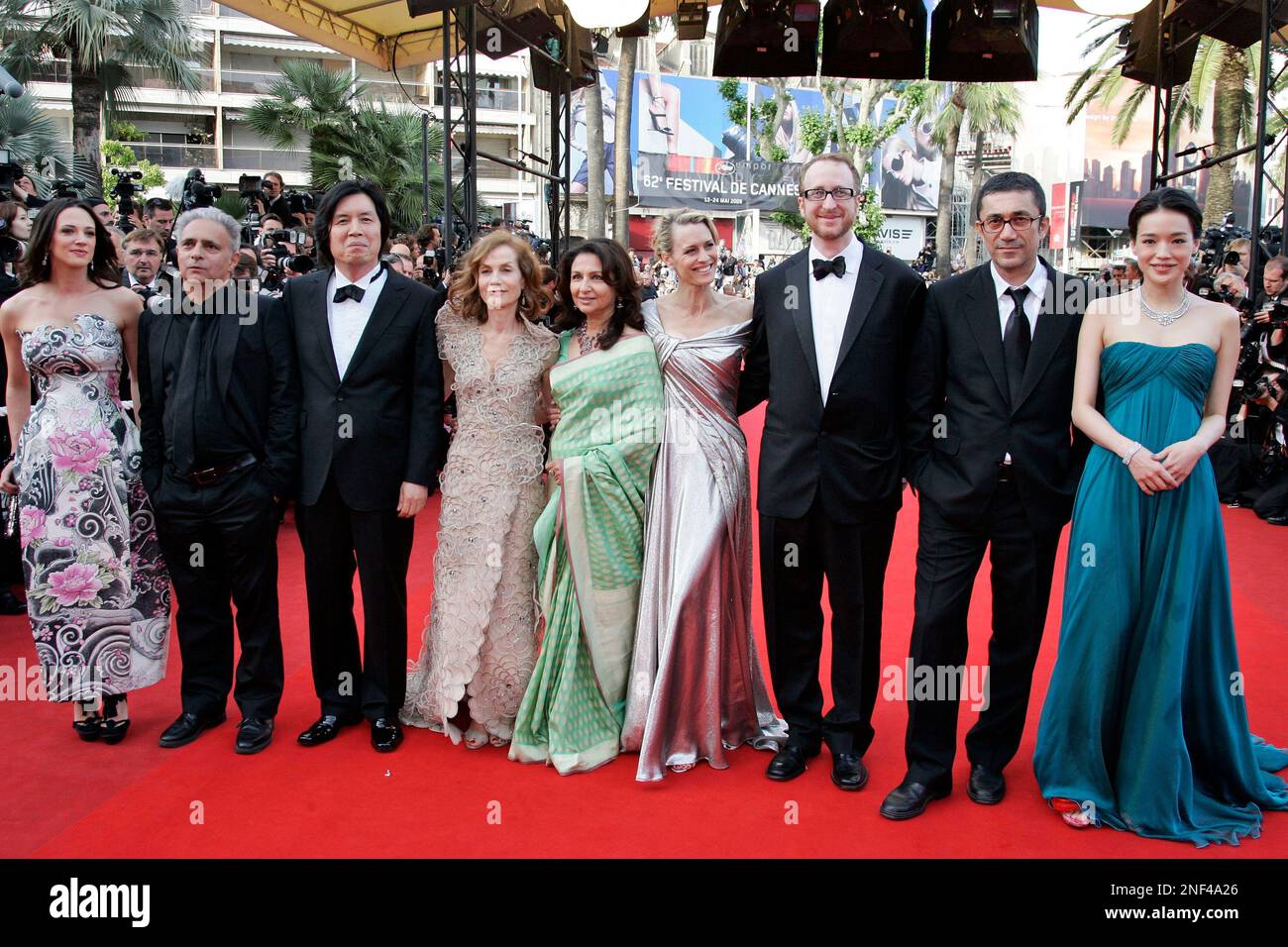 Jury members from left, Italian actress Asia Argento, British ...