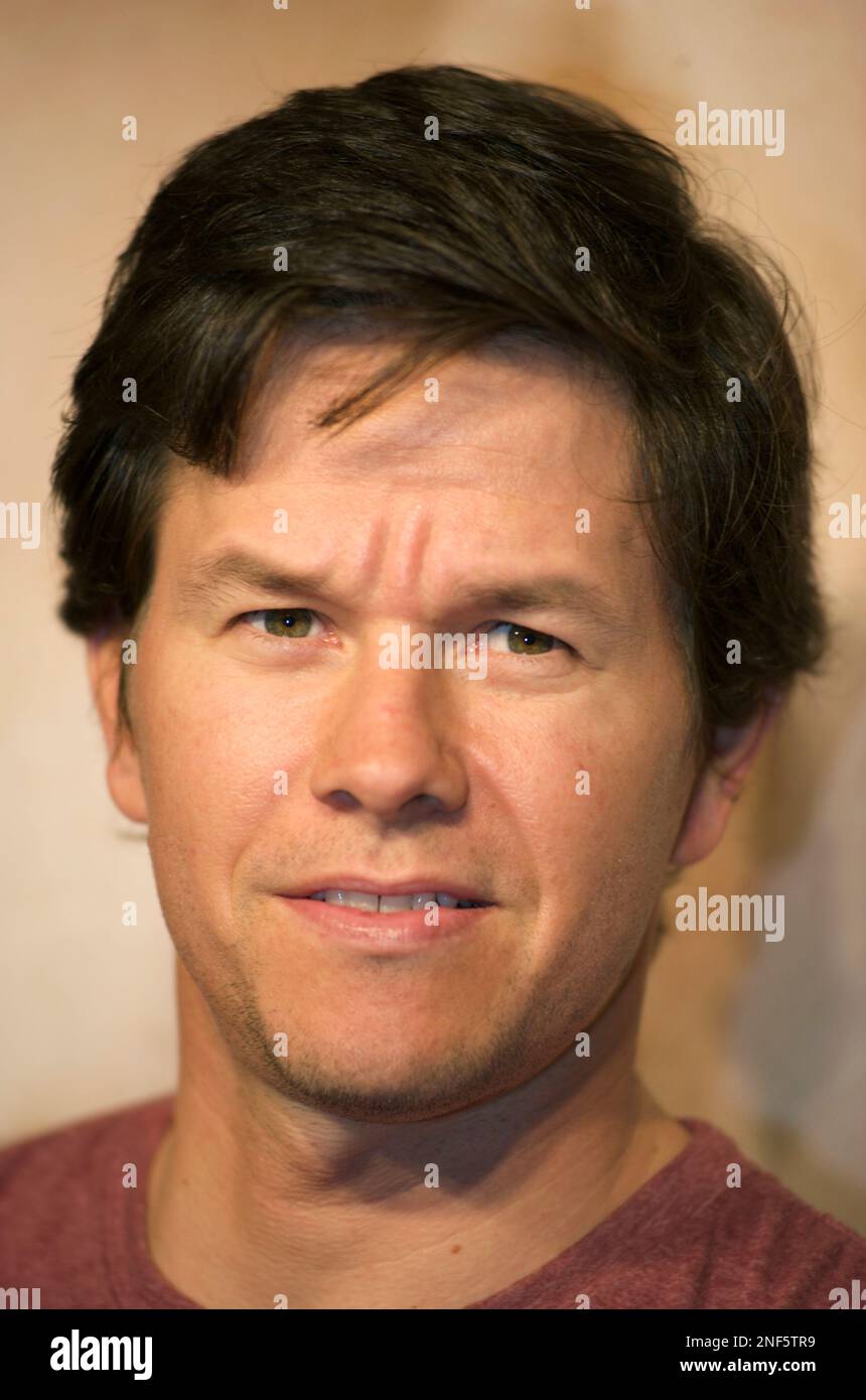 Actor Mark Wahlberg at a red carpet event in front of the Roosevelt ...
