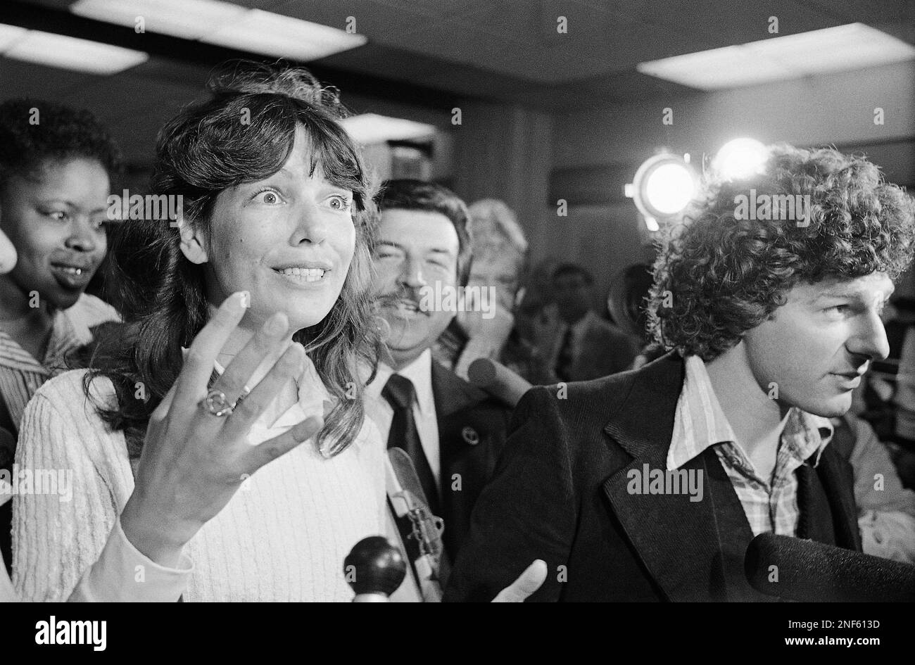 Leslie Van Houten, former Charles Manson follower, arrives at the ...