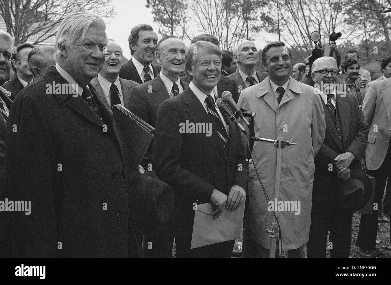 President-elect Jimmy Carter smiles as he talks in Lovejoy, Ga., about ...