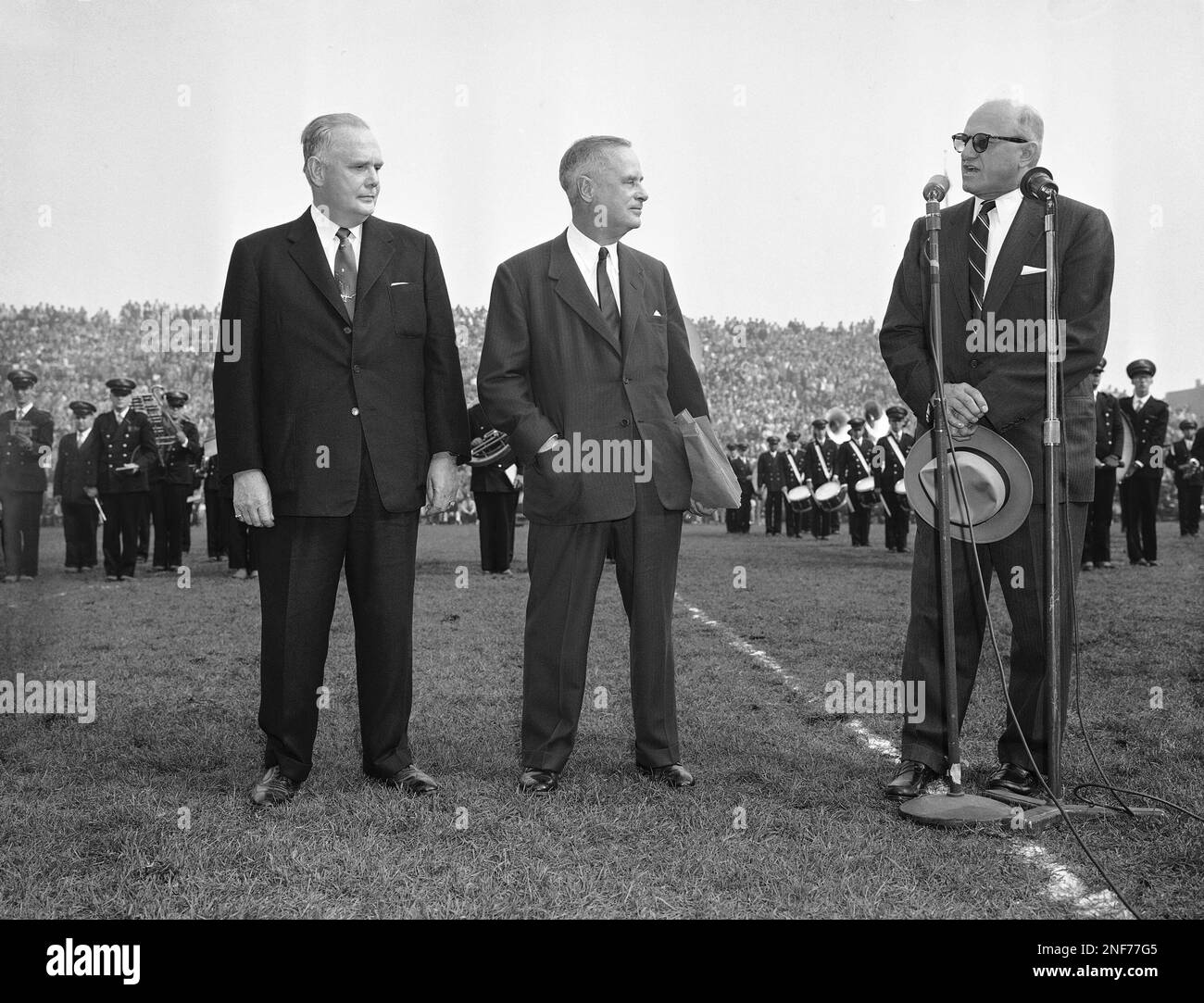 George Halas, owner of the Chicago Bears of the National Professional ...