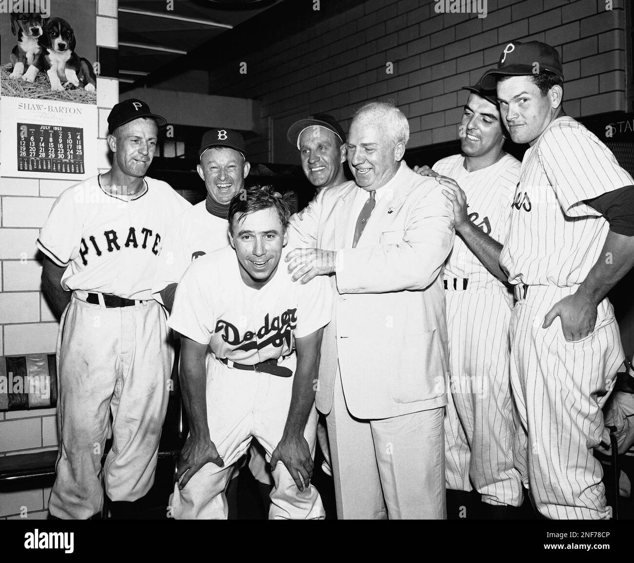 Joy reigns in the national league all-star club house in Cincinnati on ...
