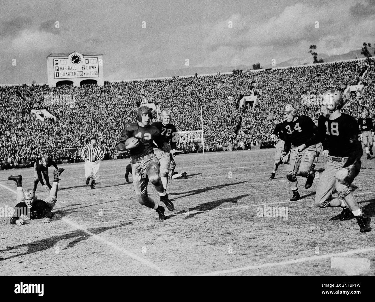 Marshall Goldberg, University of Pittsburgh star halfback, is shown ...