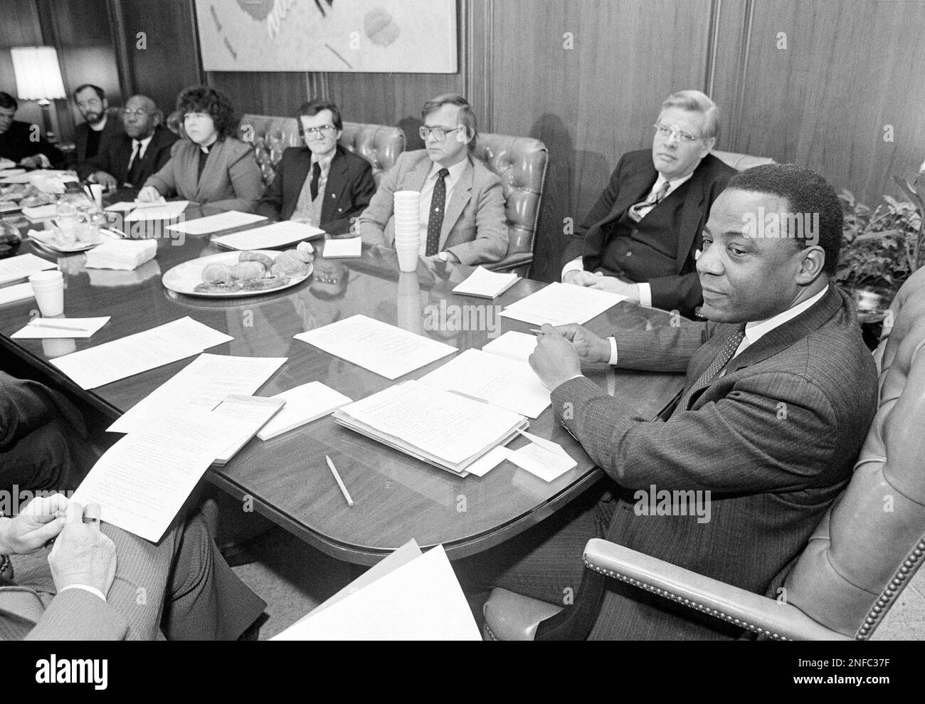Mayor W. Wilson Goode meets with southwest Philadelphia religious ...