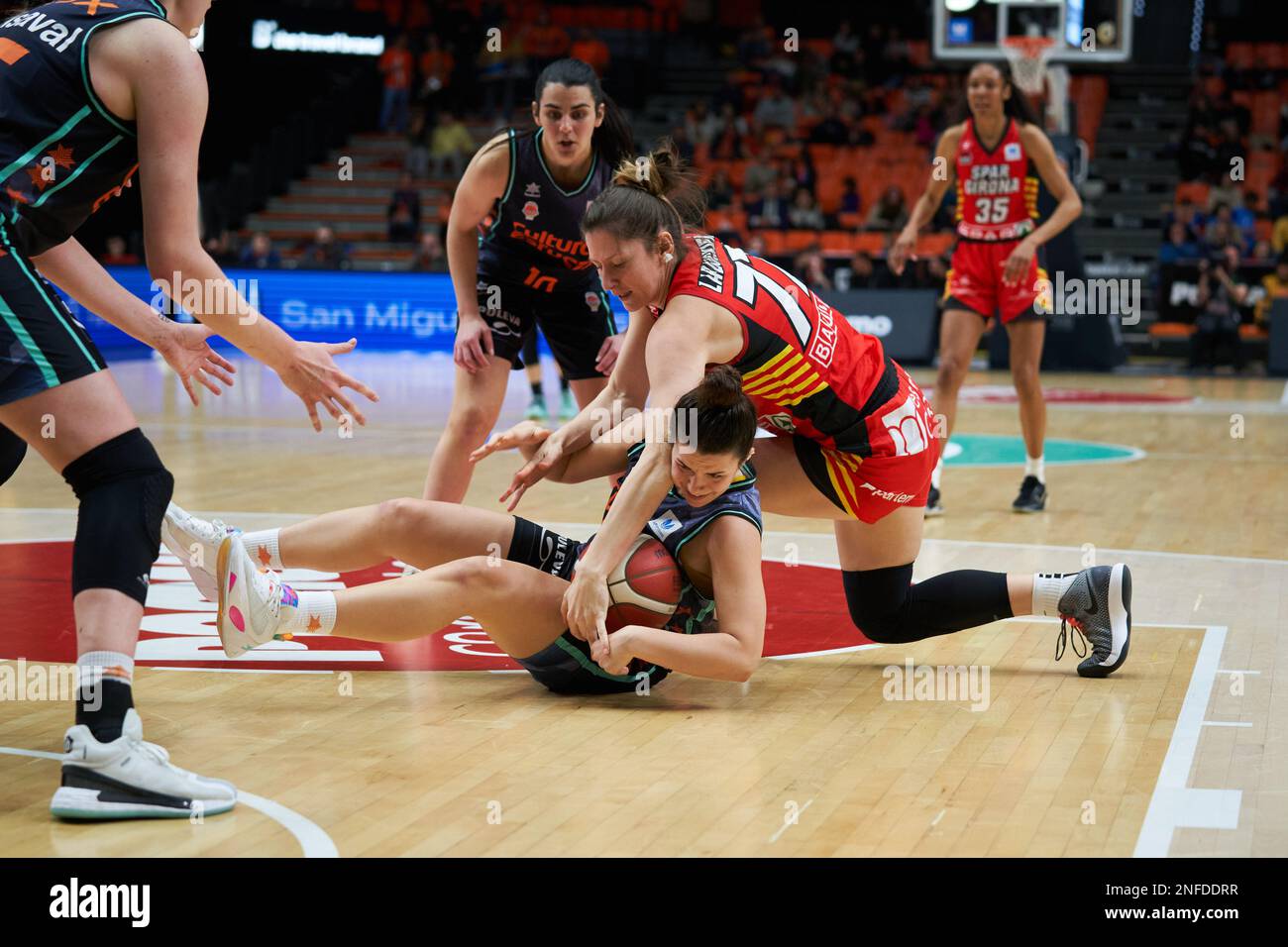 Valencia, Spanien - 16. Februar 2023, Elena Buenavida von Valencia ...